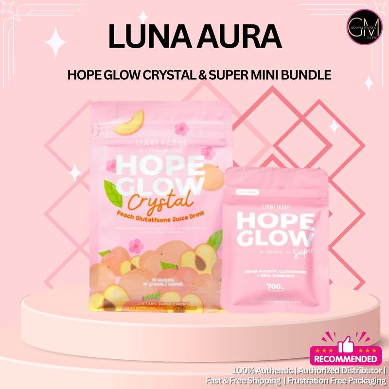 LUNA AURA HOPE GLOW CRYSTAL & SUPER MINI BUNDLE - glutathion - TikTok Shop Philippines