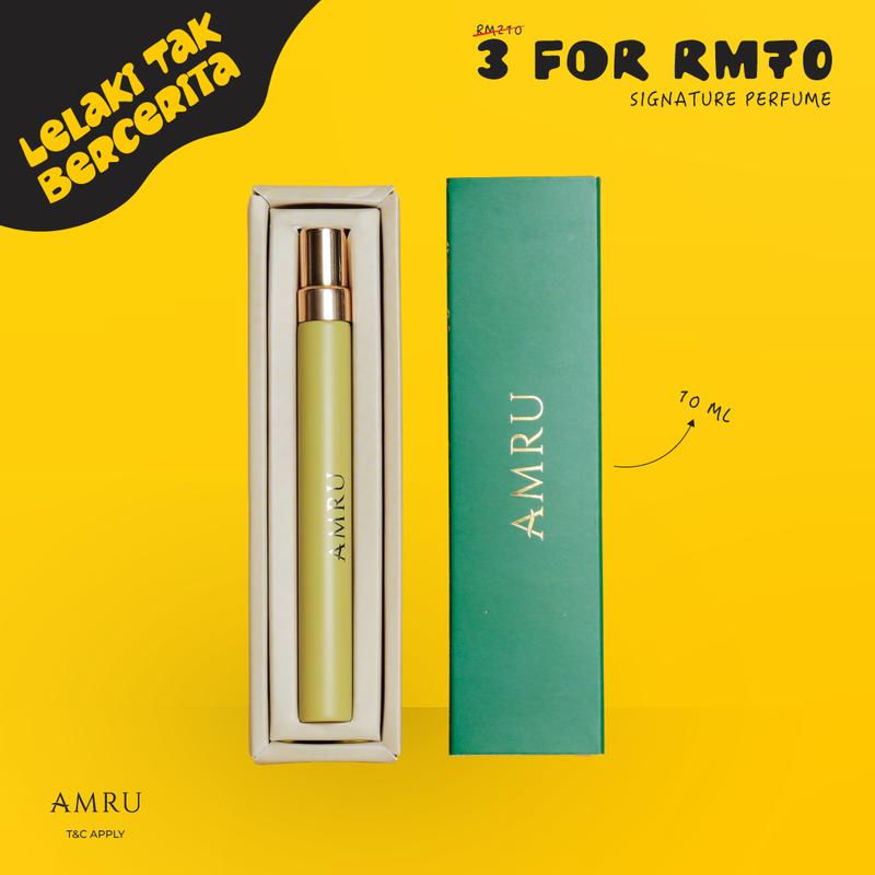 Perfume Sejadah AMRU Wangi For Men & Women Wangian - TikTok Shop Malaysia