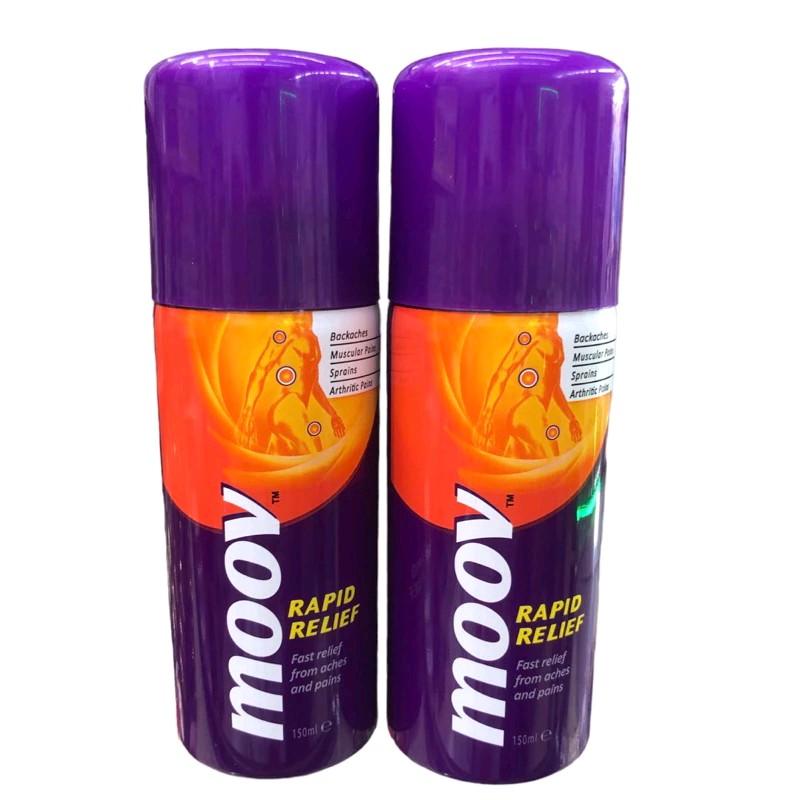 MOOV RAPID RELIEF SPRAY 150ml (fast relief from aches and pains ...
