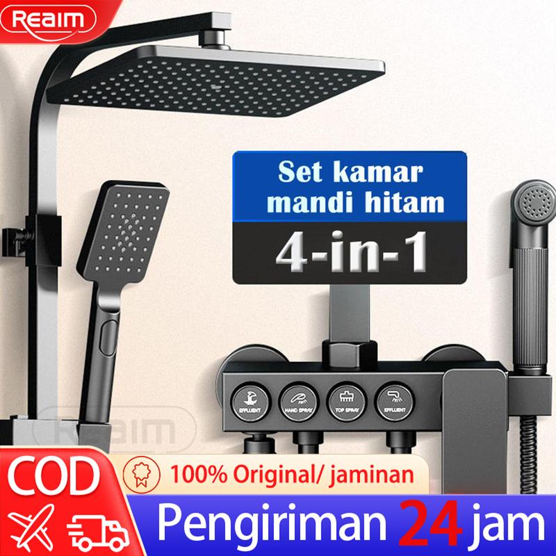 Reaim Set Pancuran 4 In 1/Set Pancuran Tebal Tembaga Penuh/Set - Shop ...