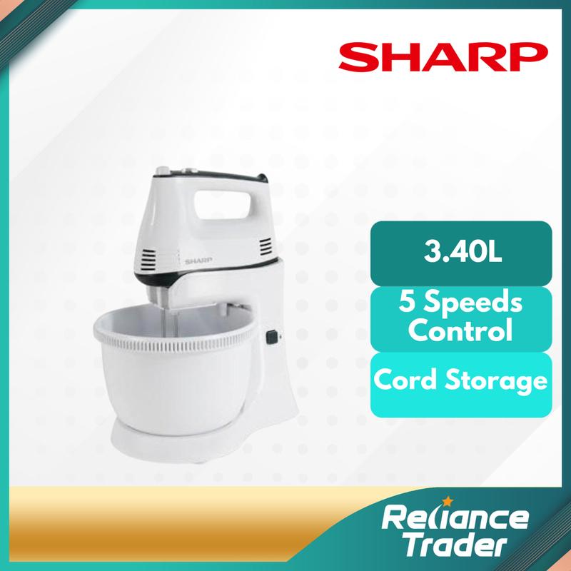 Sharp 300W Stand Mixer EMS60WH - TikTok Shop Malaysia