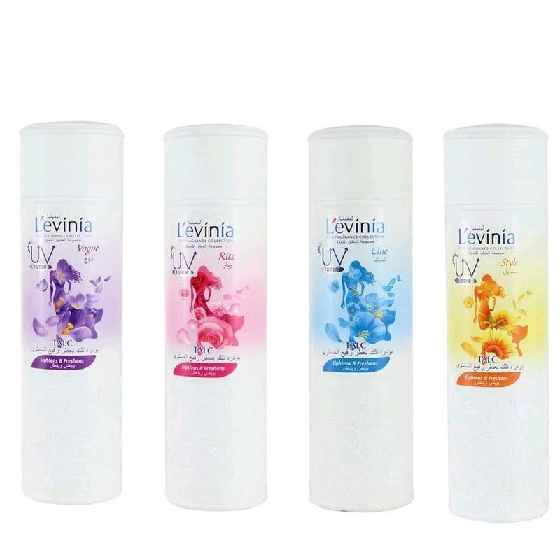 Levinia/ Levinia Talcum/Fine Fragrance/Talcum/Powder/Body/Bedak ...