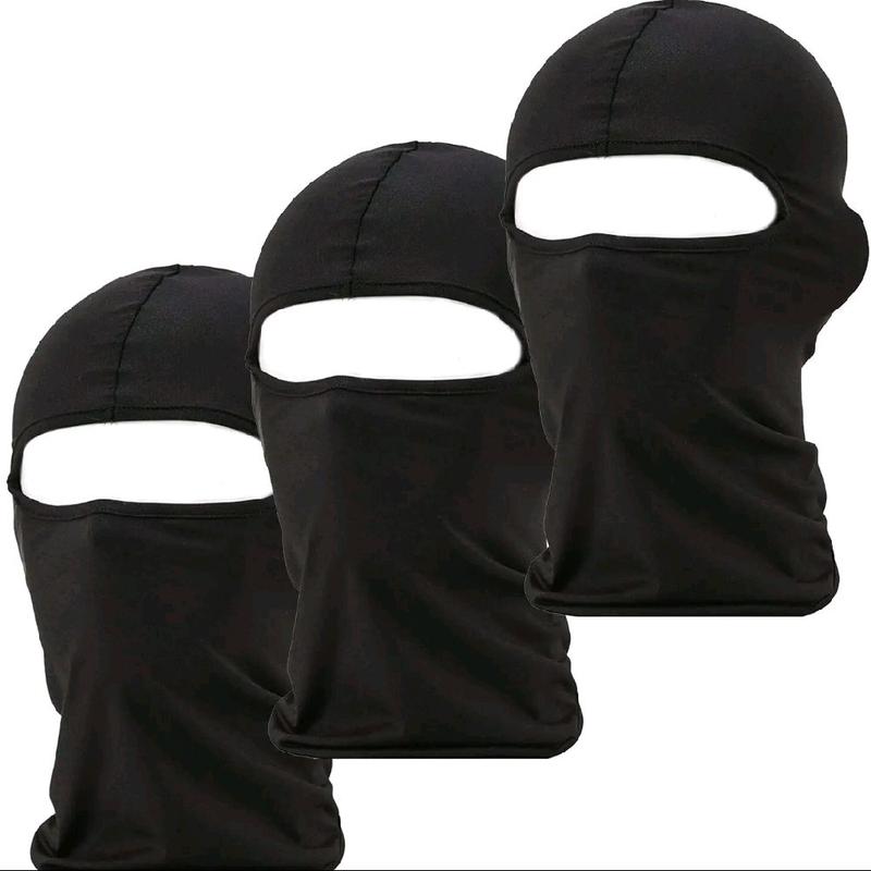Masker Hitam Polos Multifungsi, Masker Buff Dan Ninja Hitam, Masker ...