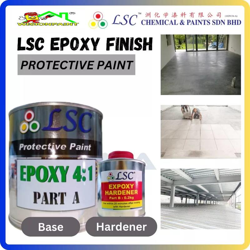 1L ( LSC EPOXY FINISH ) FLOOR PAINT PROTECTIVE PAINT [Includ - TikTok ...