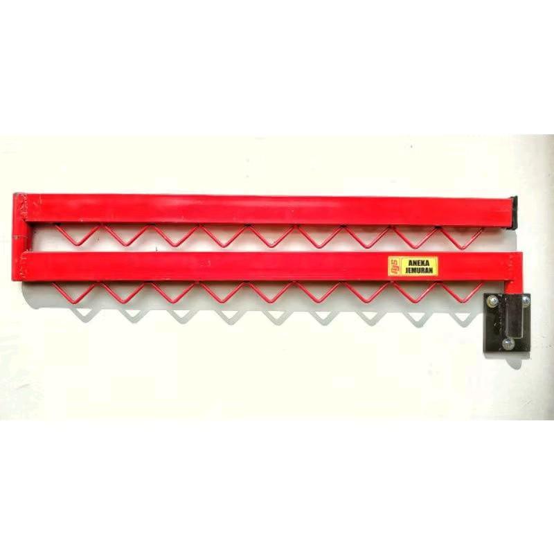 JEMURAN DINDING LIPAT SIMPLE MODERN BERBAHAN BESI 1 METER jemuran ...