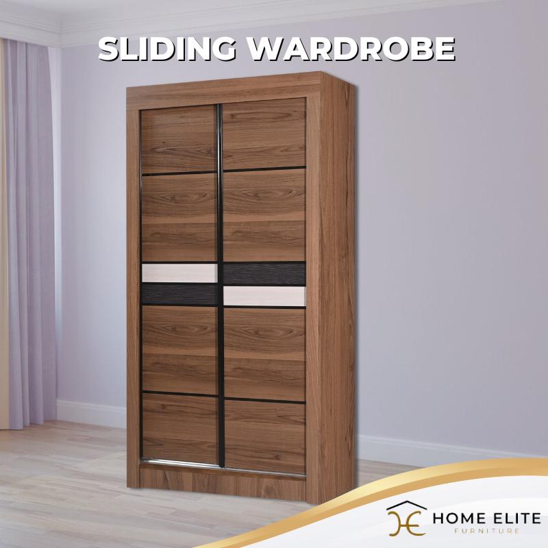 [Siap Pasang] HOME ELITE 3 FT Modern Minimalist Sliding Wardrobe ...