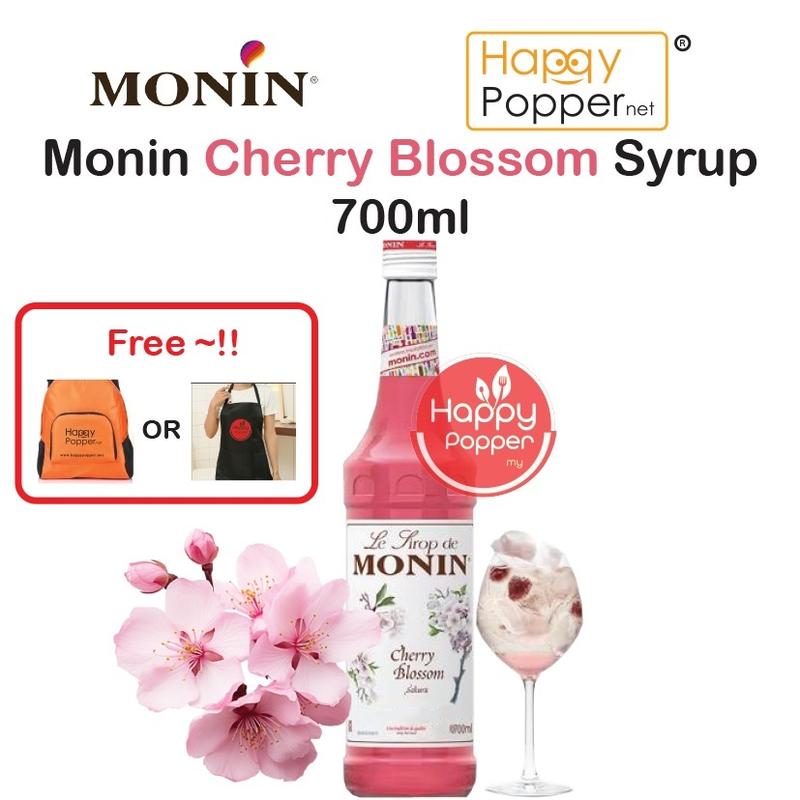 Happypopper MONIN Premium Cherry Blossom Syrup 700ML 700 ML Flower - TikTok Shop Malaysia