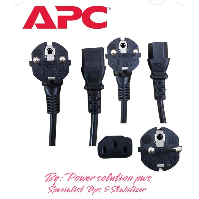 Jual KABEL POWER UPS APC ORIGINAL EU - C13 16A ~ 250V 3x1.mm 2.5M ...