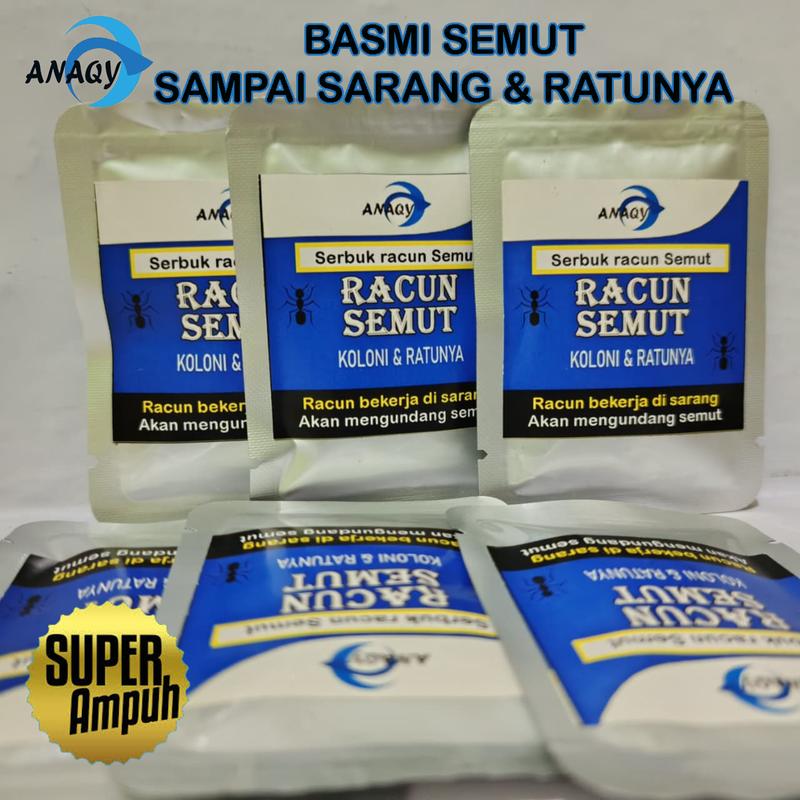 ANAQY Racun Semut serbuk ampuh basmi semut hingga koloni dan ratunya ...