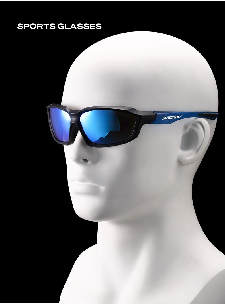 SHIMANO Polarized Fishing Glasses Men Driving Shades Outdoor Eyeglasses ...