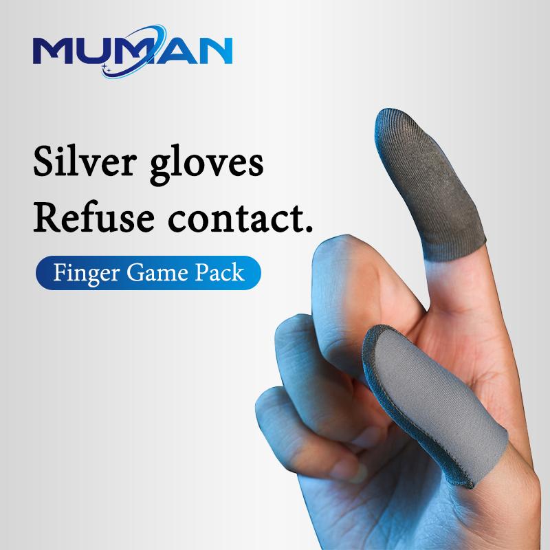 Silver Cloth Edition Gaming Finger Sleeves for Mobile Phones - TikTok ...