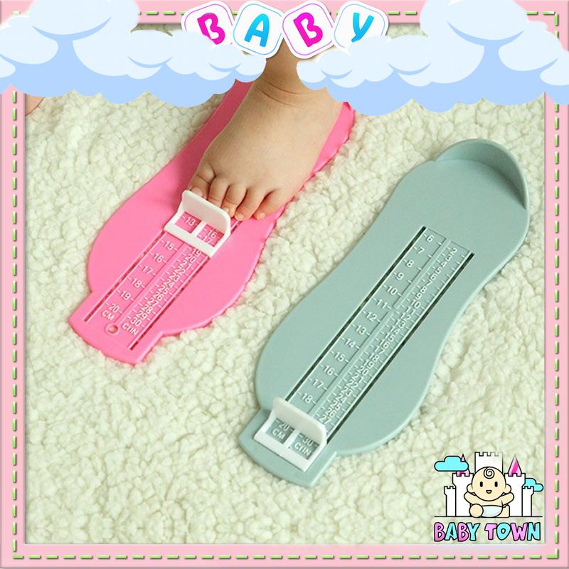 Baby Foot Length Measuring Ruler Infant Foot Measure Gauge Adjustable ...