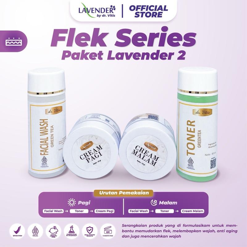 Paket Flek Series | Paket Flek | Skincare Flek | Flek | Lavender ...
