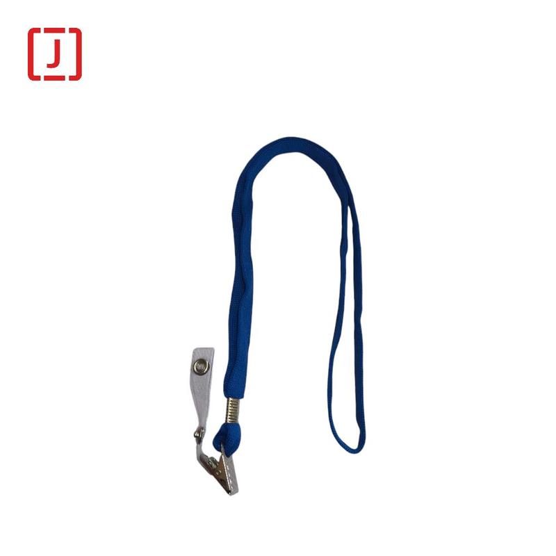 Tali Gantungan ID Card Jepit - Biru, Tali Polyester dengan Jepit - Shop ...