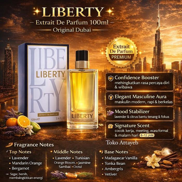 Promo Parfum Fragrance World Liberty Intense Extrait De Perfum 100ml ...