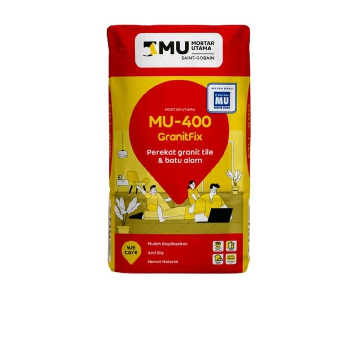 Jual MU400 / MU 400 PEREKAT GRANIT & BATU ALAM 25KG - Jakarta Pusat ...
