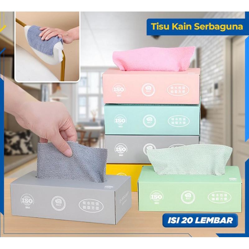 Tisue Dapur Multifungsi Isi 20Lembar Bisa Digunakan Kembali / Tisu Kain ...