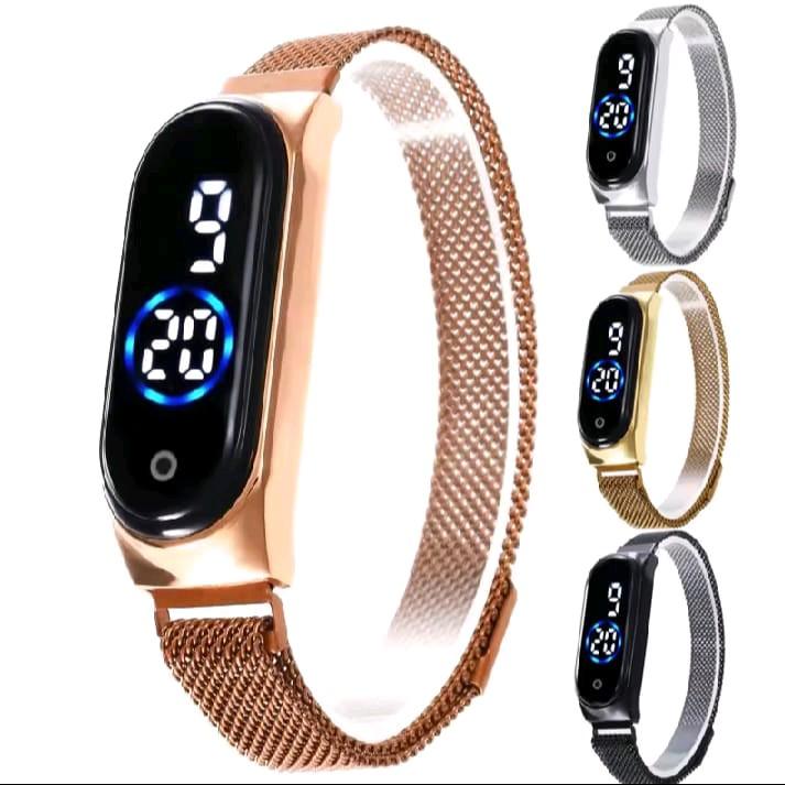 Jam Tangan Digital Magnetic Lodestone LED Elegan - Shop | Tokopedia