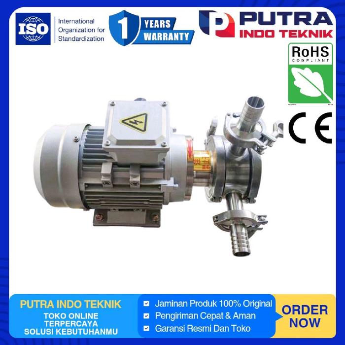 Jual Flexible Impeller Pump SS-304 MPR-20 220V 0,55Kw 50Lpm Pompa ...