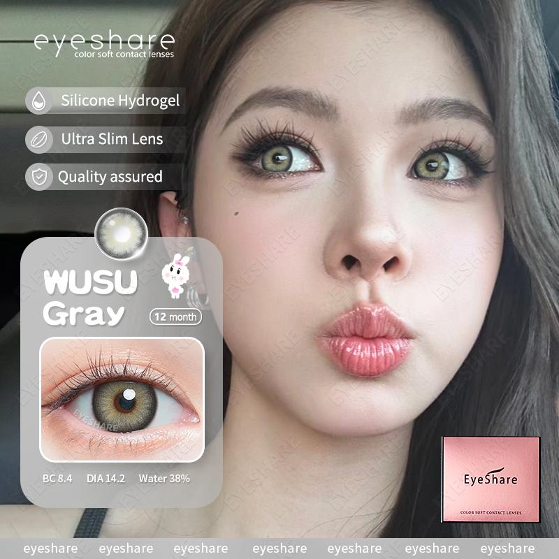 [Buy 1 get 5] Eyeshare 2025 Wusu Gray 1 pair/2 pieces Korean - TikTok ...