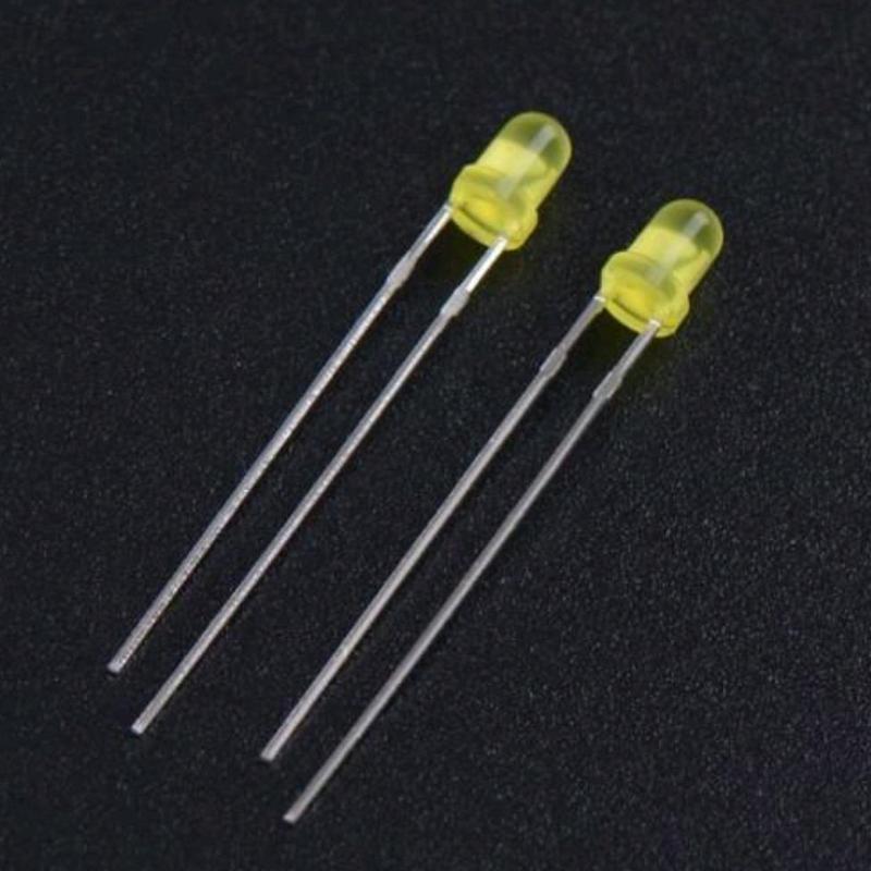 Light Emmiting Diode (LED) 3mm Kuning nyala Kuning - Shop | Tokopedia