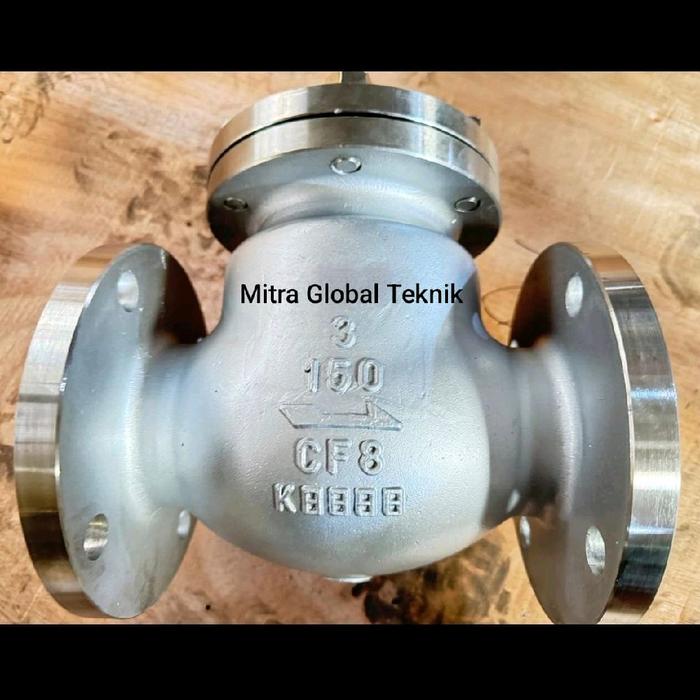 Jual Swing Check Valve Stainless SS304 ANSI 150 8" Inch / Klep Tabok ...