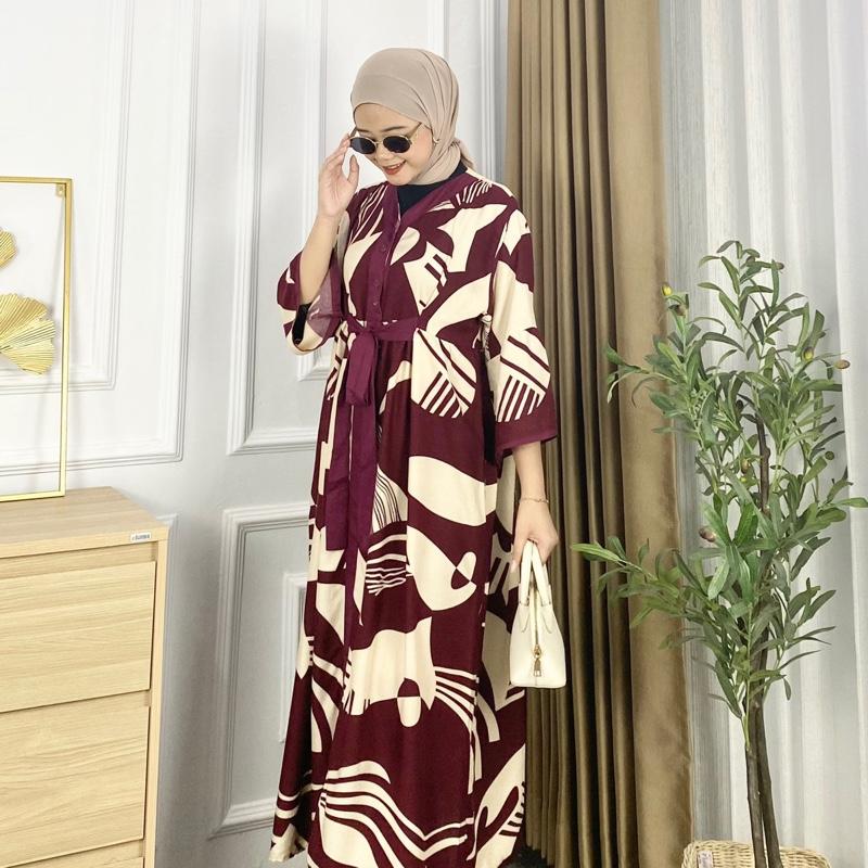 Kayla Daster Motif Bahan Rayon Premium Busui Frandly Lingkar Dada 120cm ...