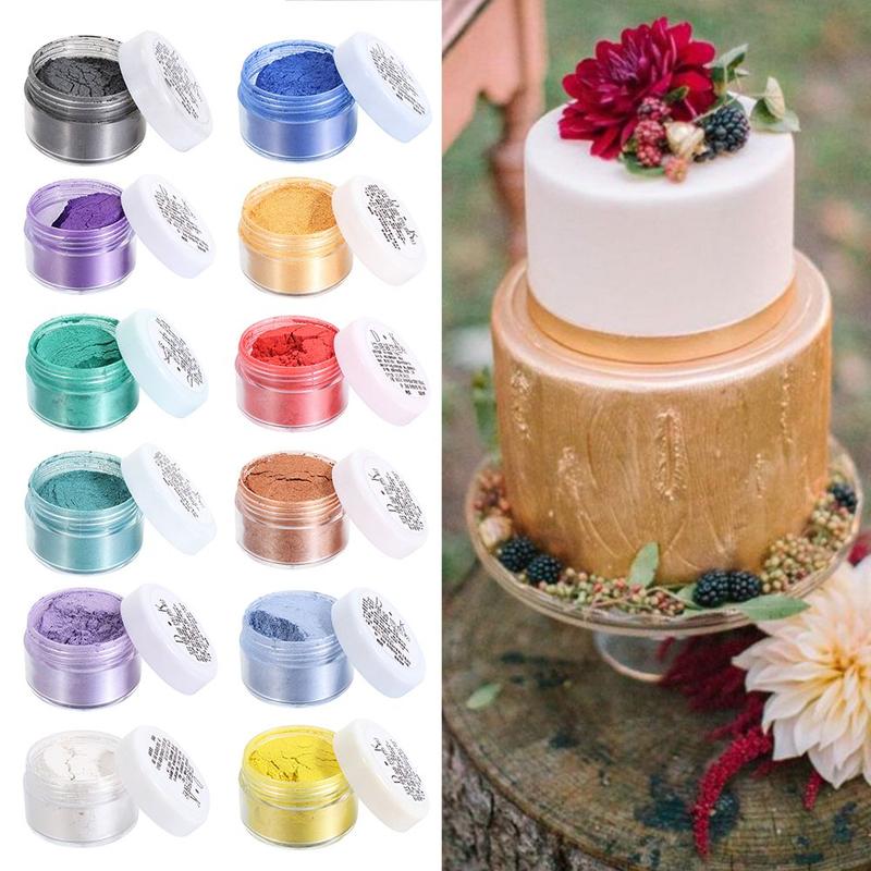 5g Macaron Mousse Cake Bakeware Baking Color Glitter Powder Cake ...