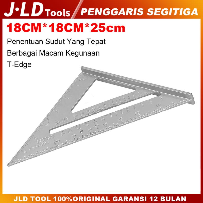JLD Penggaris Segitiga Siku Woodworking 18*25CM Penggaris Tukang - Shop ...