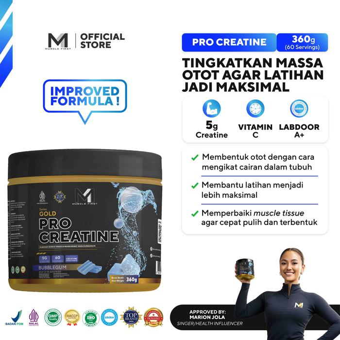 Promo MUSCLE FIRST Pro Creatine 360gr - Menambah Massa Otot Suplemen ...