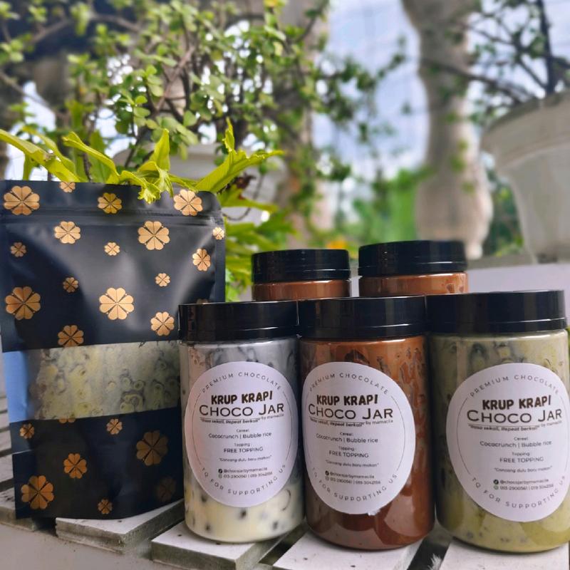 BORONG 10 BALANG CHOCOJAR (300ML) Coklat Matcha White - TikTok Shop ...