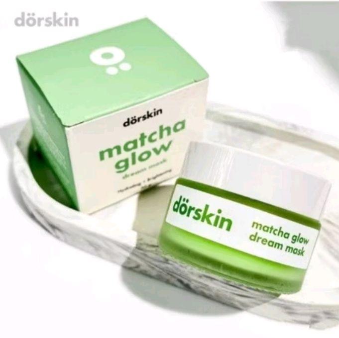 Dorskin Matcha Glow Dream Mask Moisturizer 2in Pelembab Dan Sleeping ...