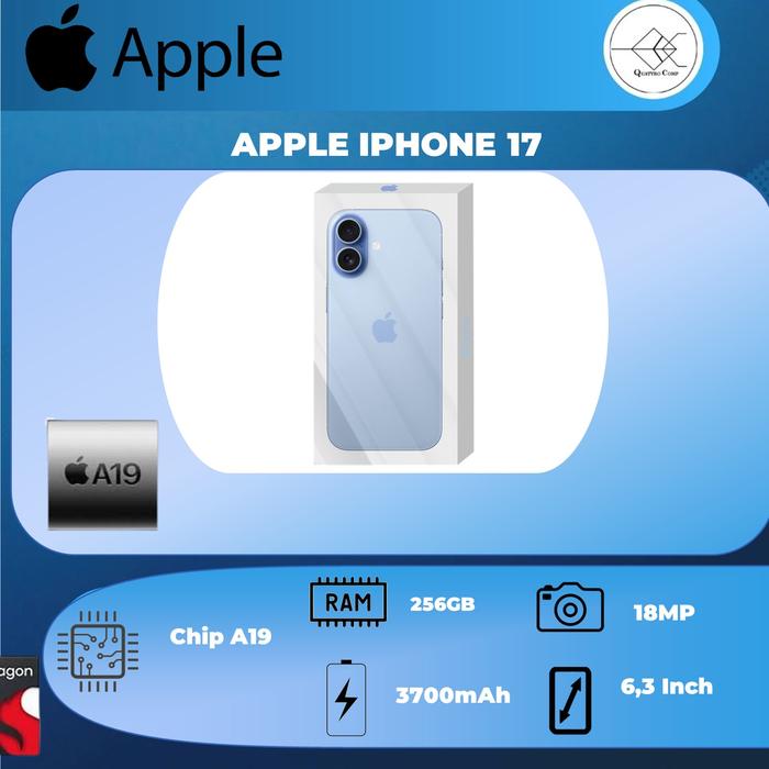 Promo HANDPHONE APPLE IPHONE 17 256GB GRS RSMI INDONESIA DIGIMAP ...