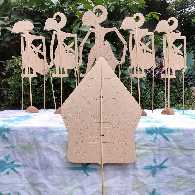 wayang kertas PANDAWA, wayang kertas, wayang lukis, mewarnai - Shop ...