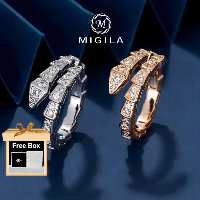 MIGILA snake bone ring for men and women for couple rings - TikTok Shop ...