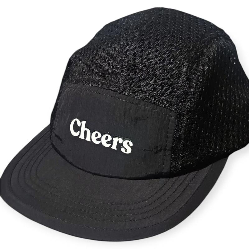 Topi hitam vintage snapback jaring Cheers - Shop | Tokopedia