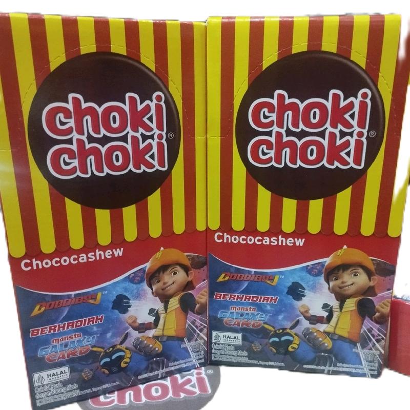 Choki choki Chococashew/coki coki coklat 1box 20pcs - Shop | Tokopedia