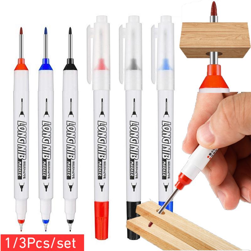 1/3Pcs Dual Tip 20mm Deep Hole Long Tip Marker for Furniture - TikTok ...