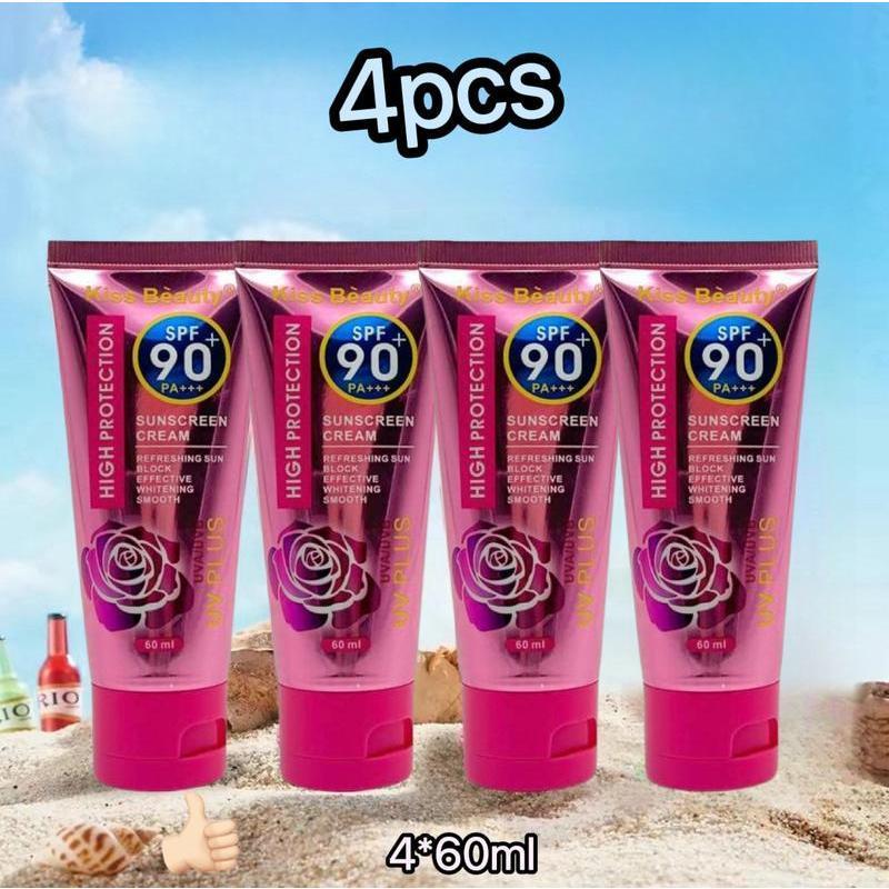 BUY 1 TAKE 3=4PCS Limited Time Offer: Kiss beauty Pink Sunscreen ...