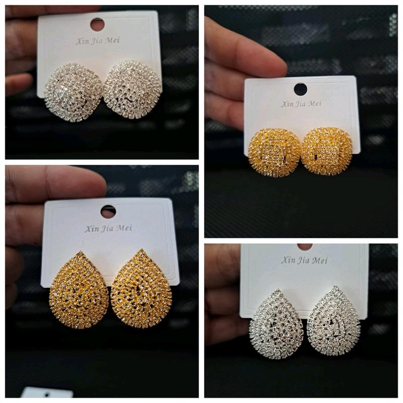 Anting Giwang Zircon Anting Stud Tusuk Pesta Pengantin Hiasa - Shop ...