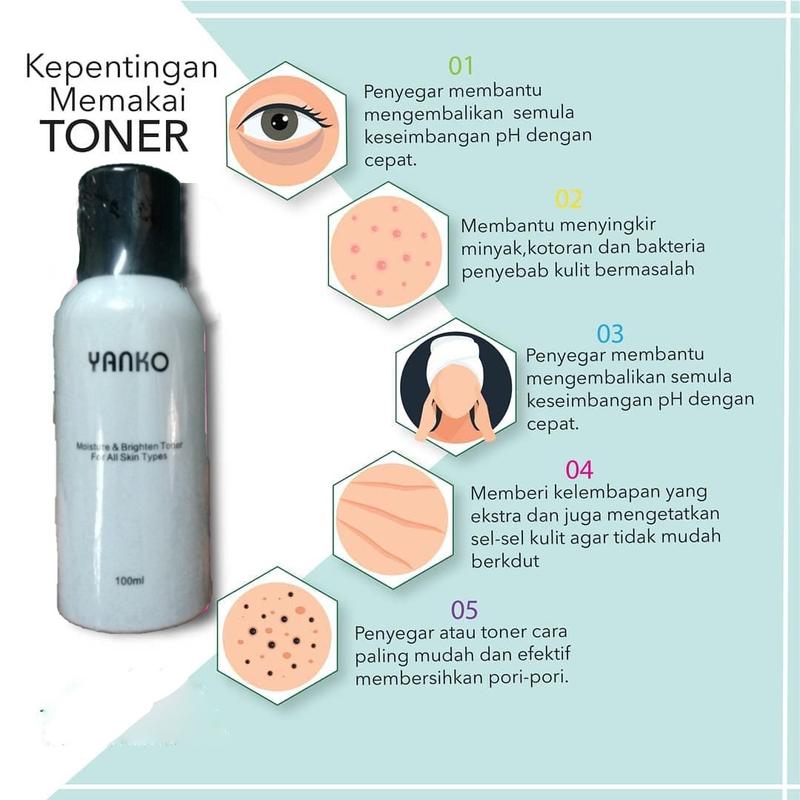Yanko Toner | Ready Stok | Original HQ Skincare - TikTok Shop Malaysia