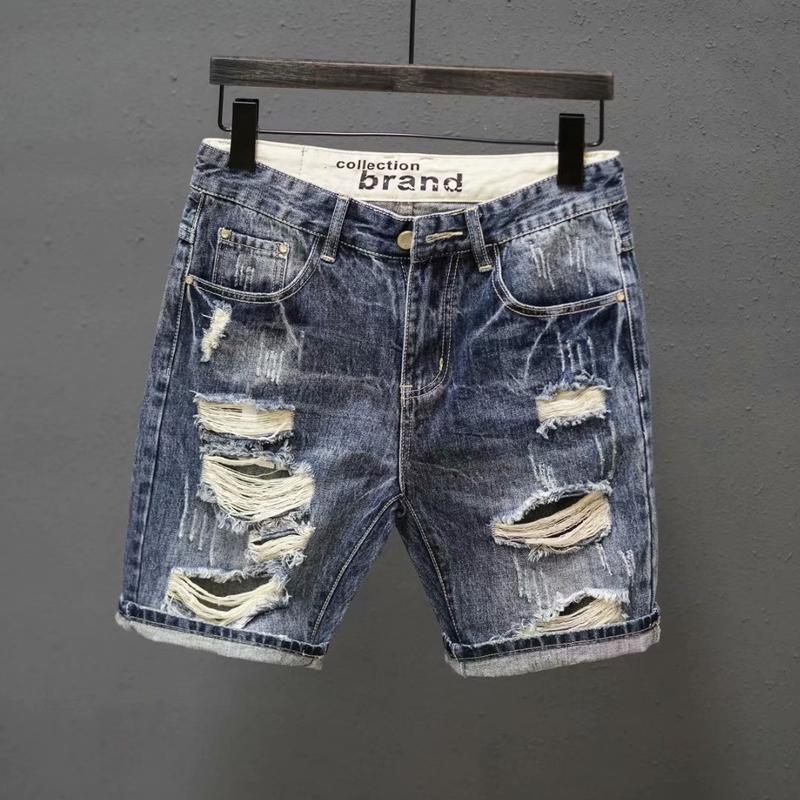 Fifth Jeans Men's Summer Korean Style Slim-Fitting Fashion Brand ...