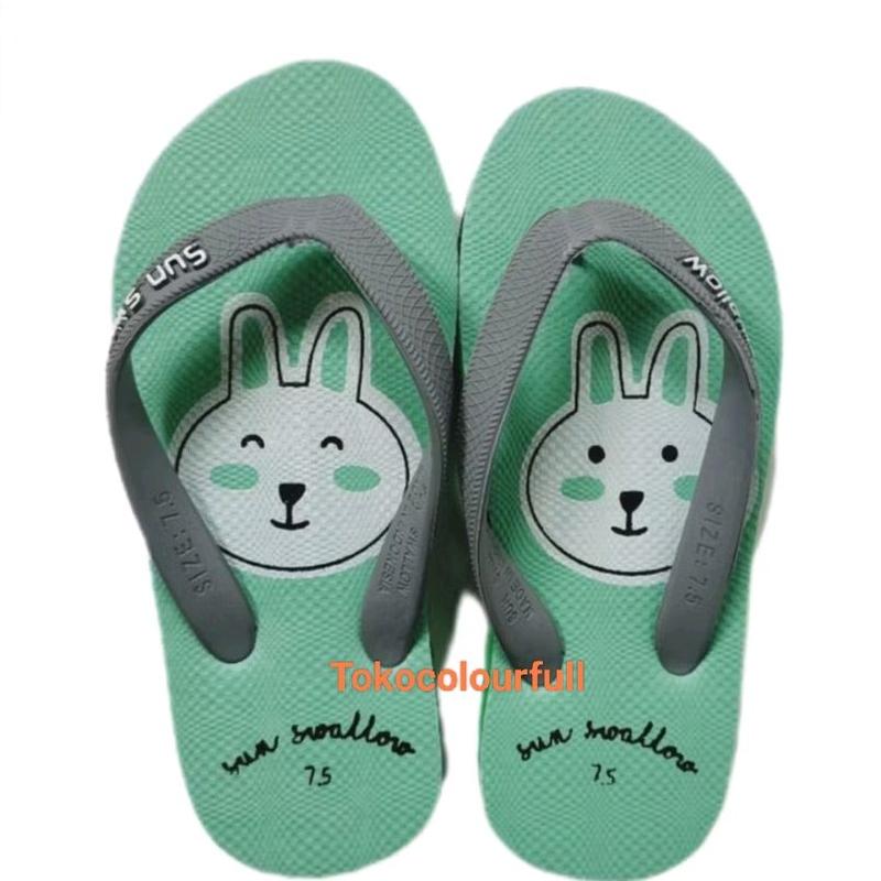 sandal jepit sunswallow ANIMAL KIDS/sandal jepit anak - Shop | Tokopedia