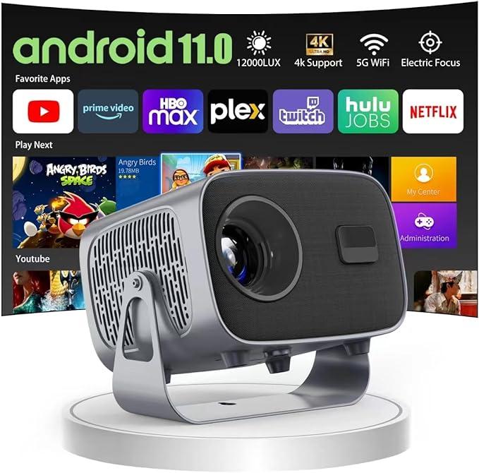 A10 HD projector with convenient wireless connection, Bluetooth ...