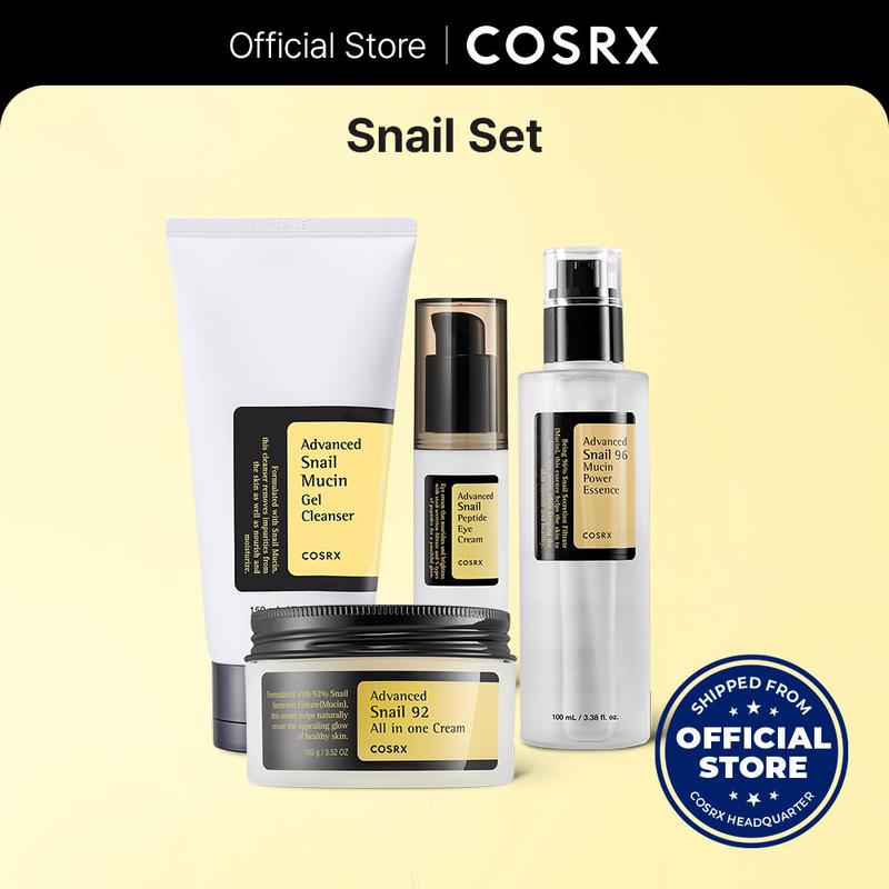 COSRX Advanced Snail Mucin Set_Snail Cleanser 150ml + Snail Cream ...