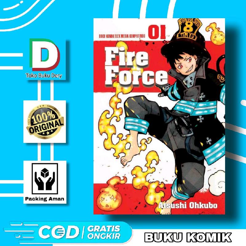 Buku Komik Fire Force Vol 1 - 20 Original Gramedia - Manga Anime - Shop ...