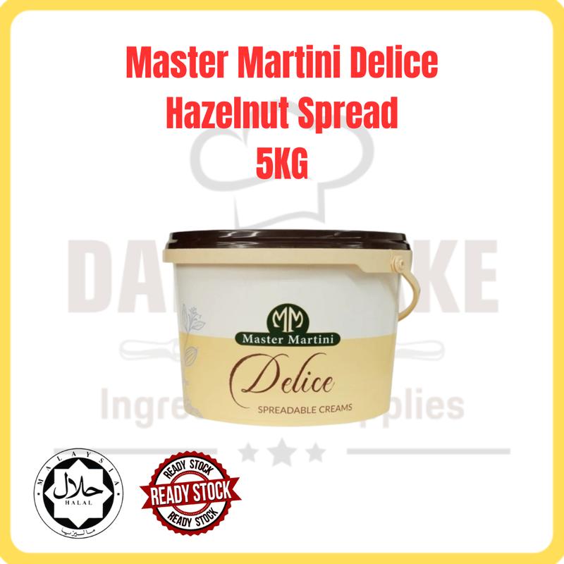 Master Martini Delice Gran Nocciola Hazelnut Spread 5KG/Ingredients ...