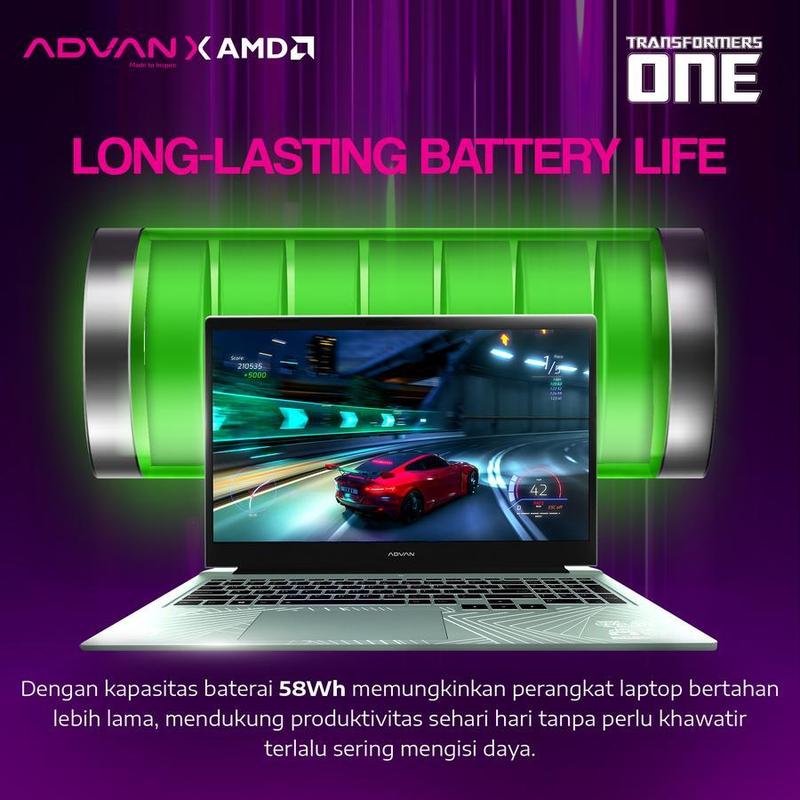 ADVAN PIXWAR X TRANSFORMERS RYZEN 7 6800H RADEON 680M 16GB 512GB SSD 15 ...