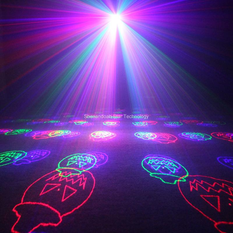 ESHINY Remote MINI RGB Laser 12 Halloween Patterns Projector - TikTok ...