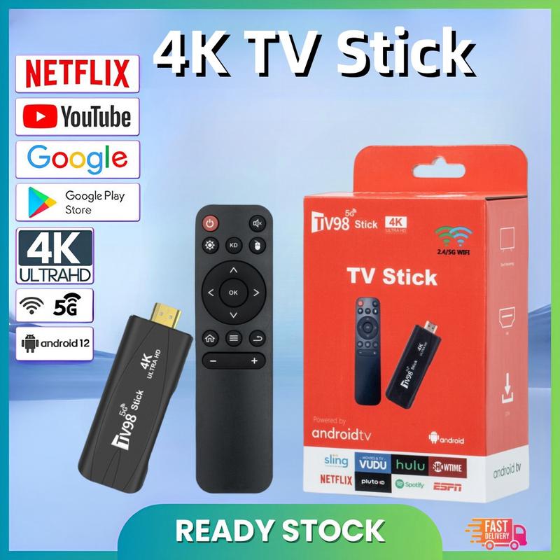 【Fast delivery】TV98 Smart TV Stick Android 4K Smart TV Box Android 11 ...